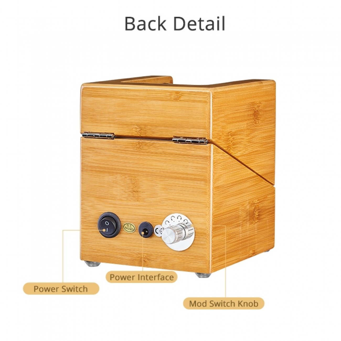 Single Jqueen Watch Winder - Bamboo | JQUEEN